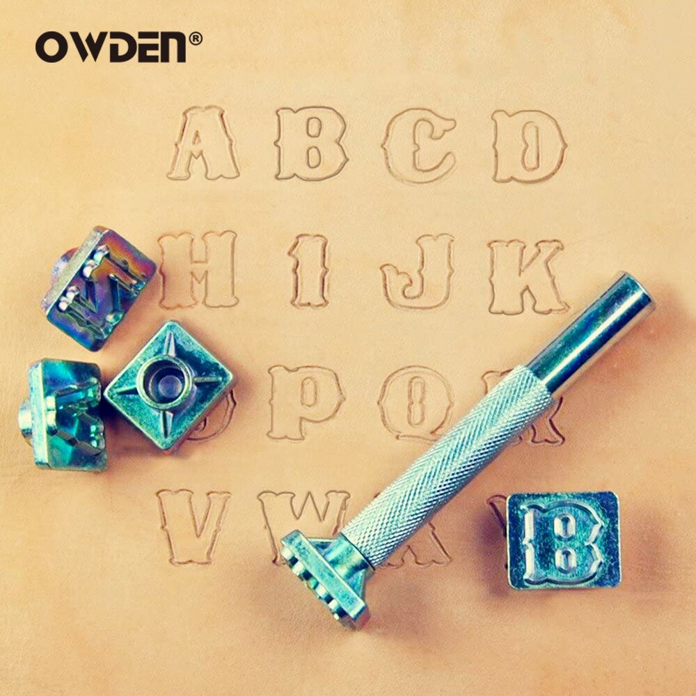 OWDEN 27Pcs 3/4" Leather Tools Alphabet Stamp... – Grandado