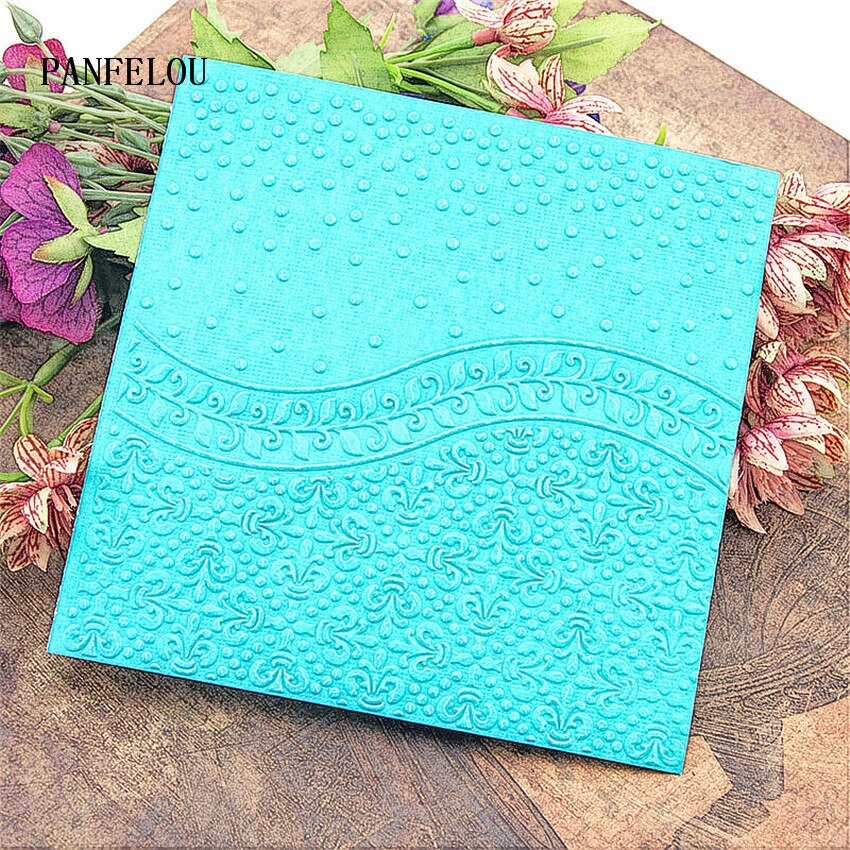 PANFELOU Raindrops branches Embossing folders Plas... – Grandado