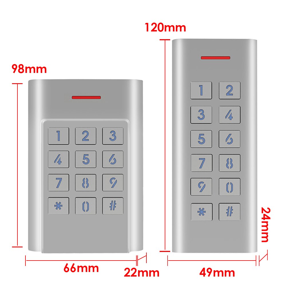 IP68 Waterdichte Standalone Access Control Keypad ... – Grandado