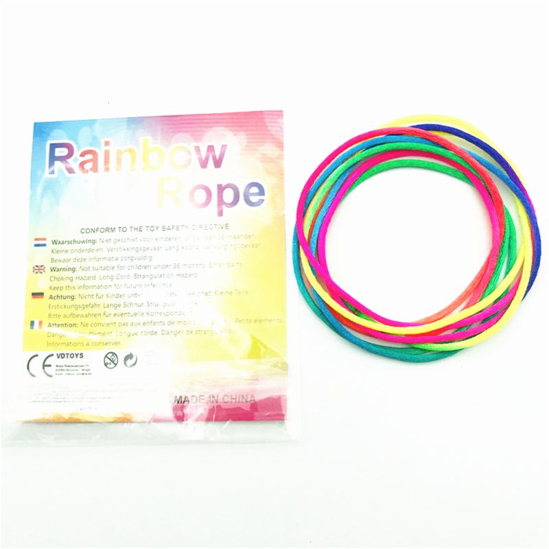 Kids Rainbow Colour Fumble Finger Thread Rope Stri... – Grandado