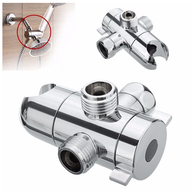 3 Way Shower Diverter Valve 1/2 inch BSP T-adapter... – Grandado