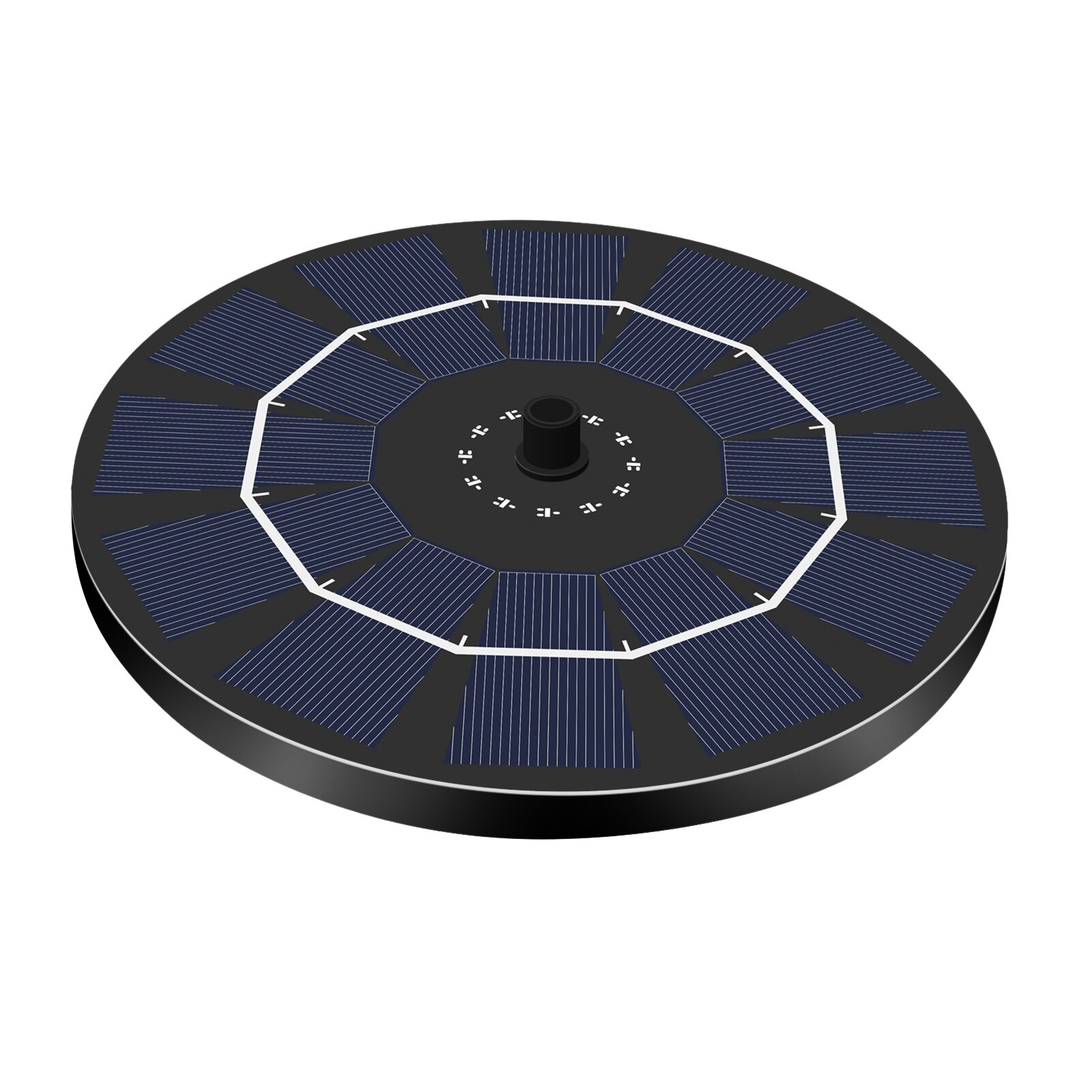 Solar Fountain Pump Floating Fountains With 7 Nozz... – Vicedeal