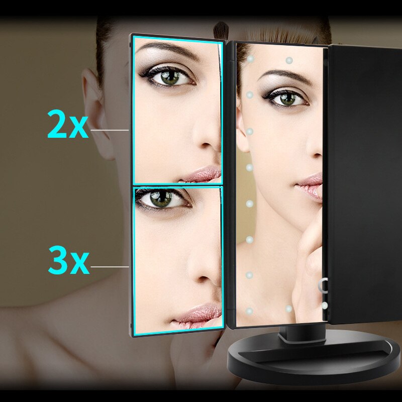 Vouwen Touch Screen Make-Up Tafel Licht Led Vanity... – Vicedeal