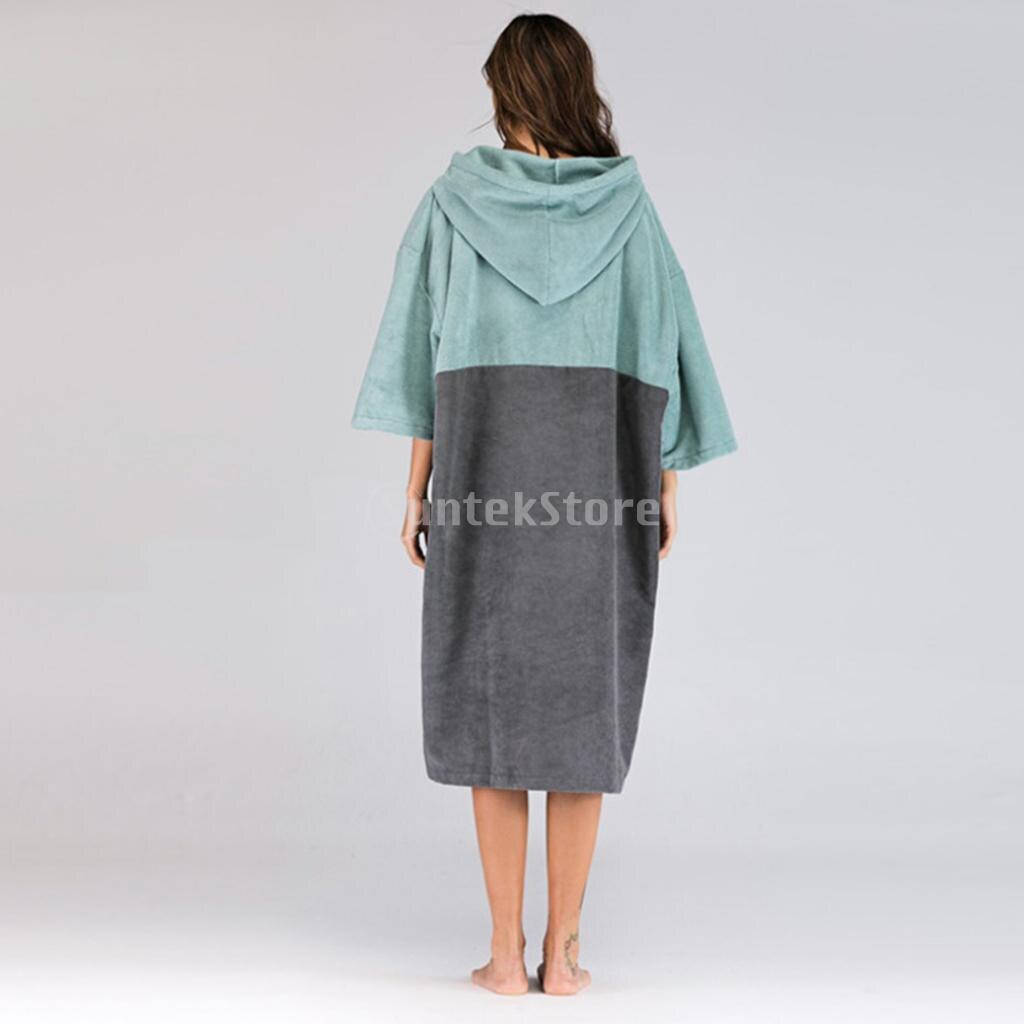 Unisex Changing Robe Towel Poncho Beach Wetsuit Ba... – Grandado