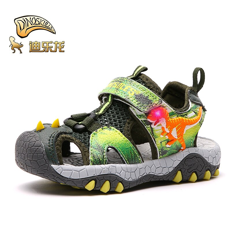 Summer Beach Children Shoes LED Light Up Boys Sand... – Grandado