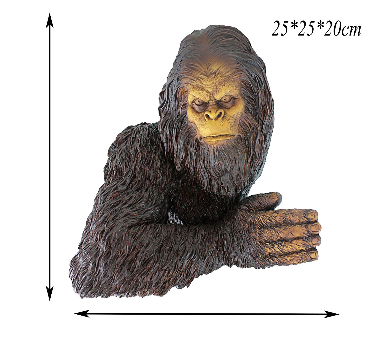 The Bashful Bigfoot Yeti Tree Statue Whimsical Car... – Grandado