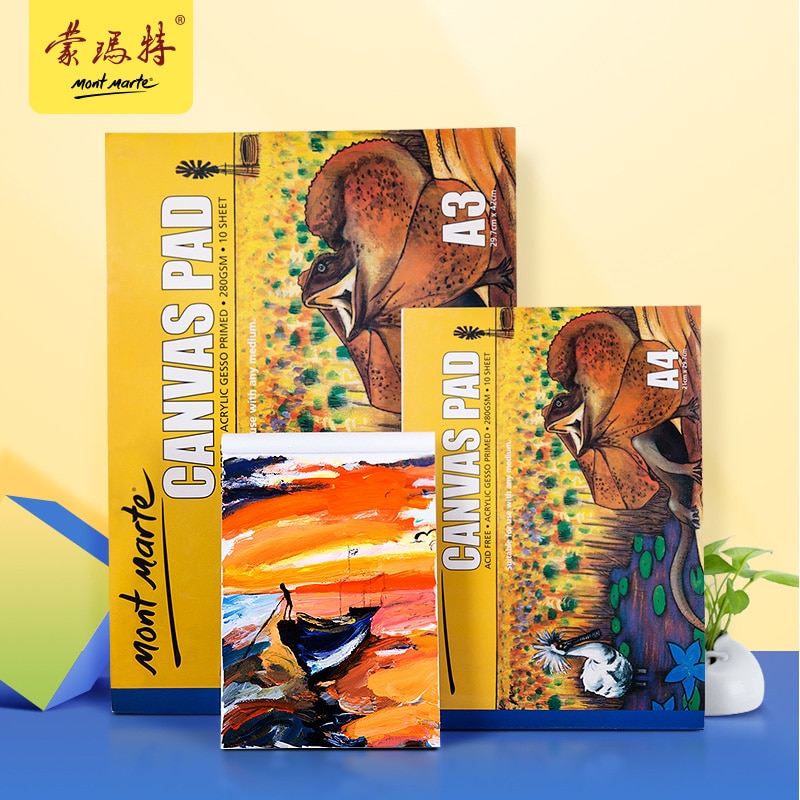 Oil painting Canvas Pad For Beginners 280g/m² Prac... – Grandado