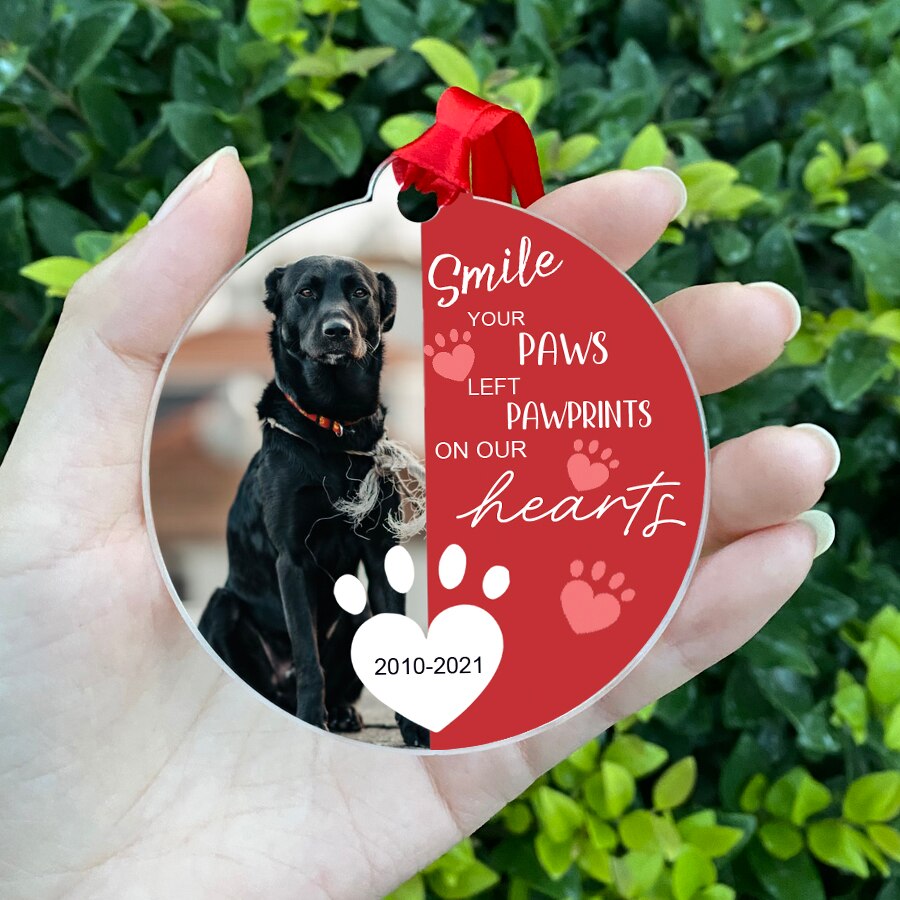 Custom Dog Name Photo Life Dog Memory Pet Loss Chr... – Grandado