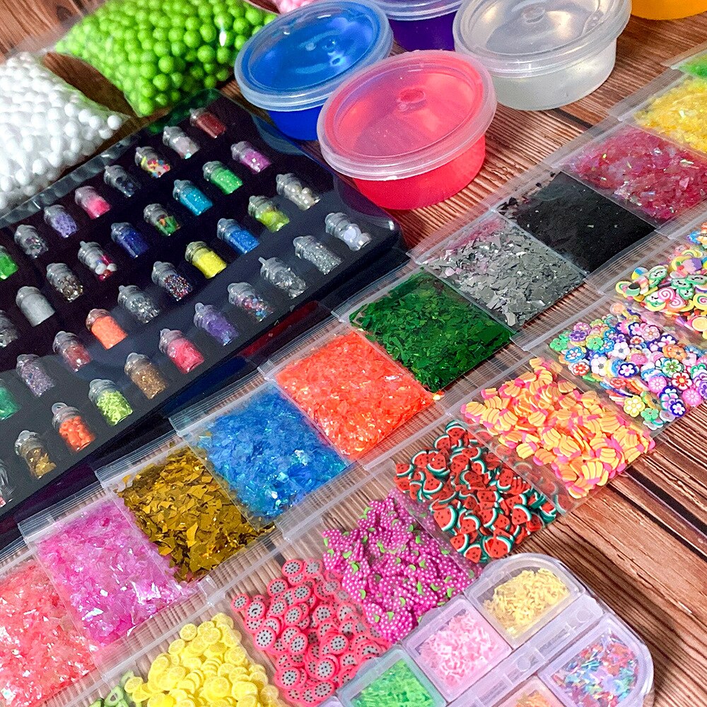 Slime Supplies Making Kit Charms Slime Flat Beads ... – Grandado