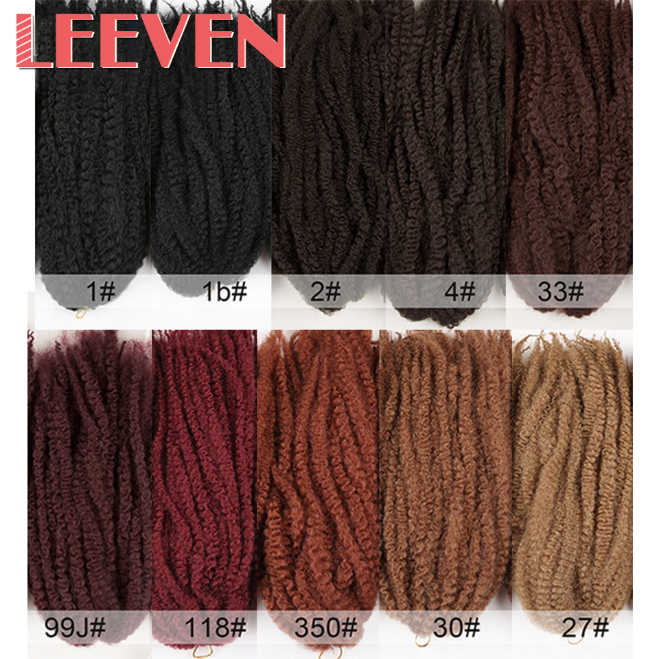Leeven 18'' 5PCS/lot Afro Marley Braids Hair Croch... – Vicedeal
