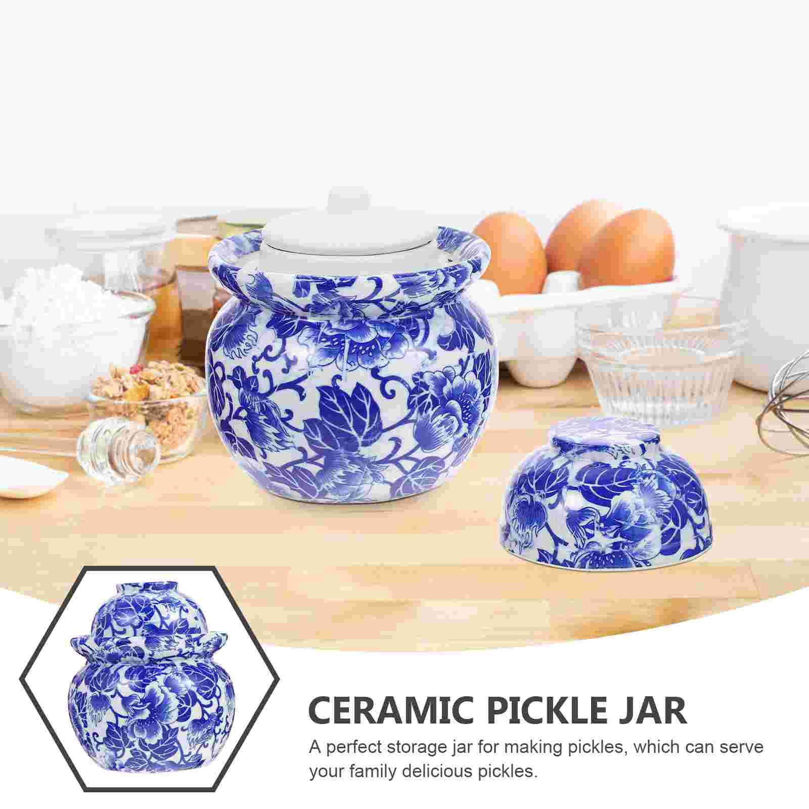 Keramische Augurk Pot Huishoudelijke Augurk Afdich... – Grandado