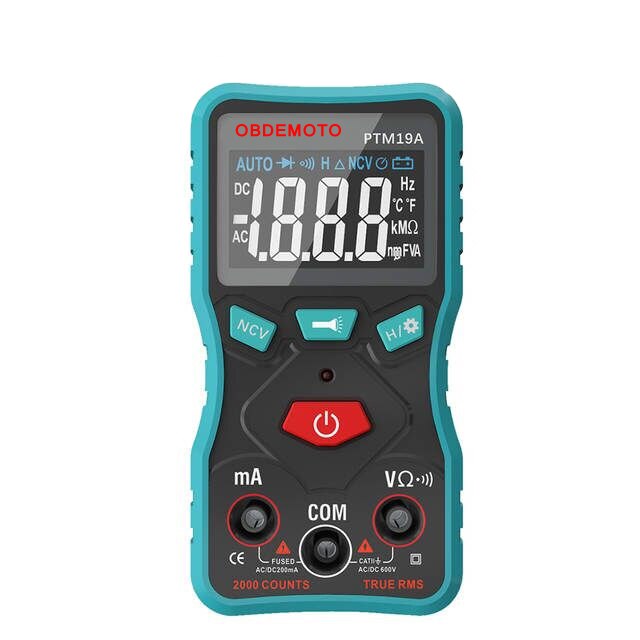 Digital Multimeter 2000 Counts PTM19A with Best an... – Vicedeal