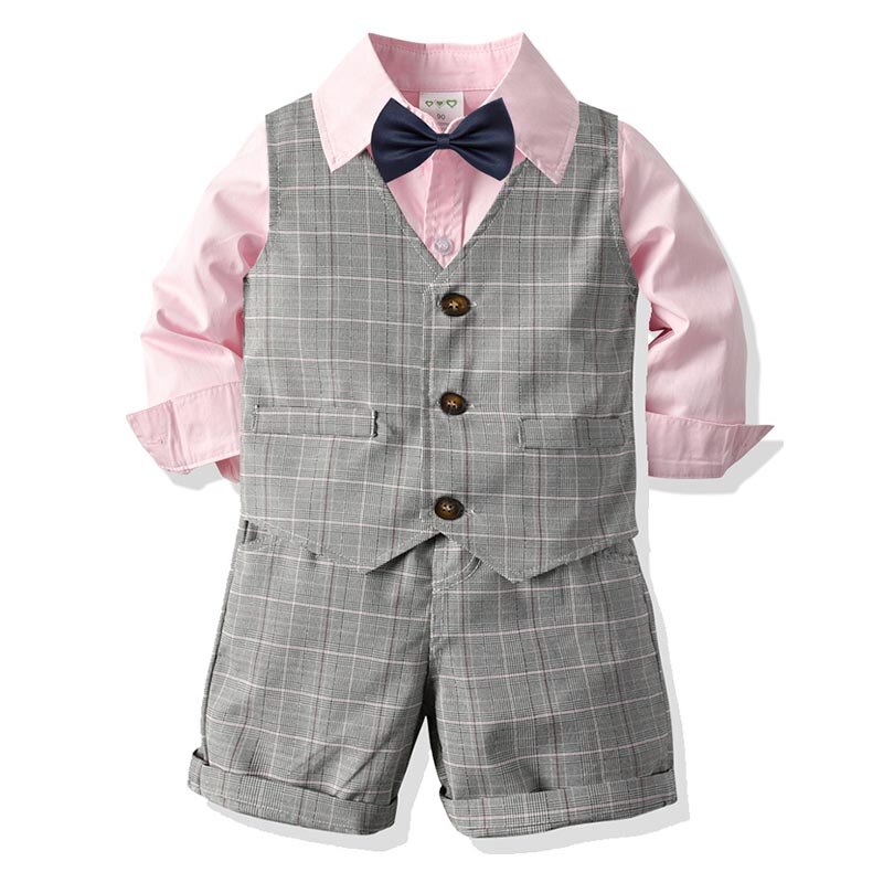 Kids Boy Formal Suits Party Birthday Clothes Set G... – Grandado