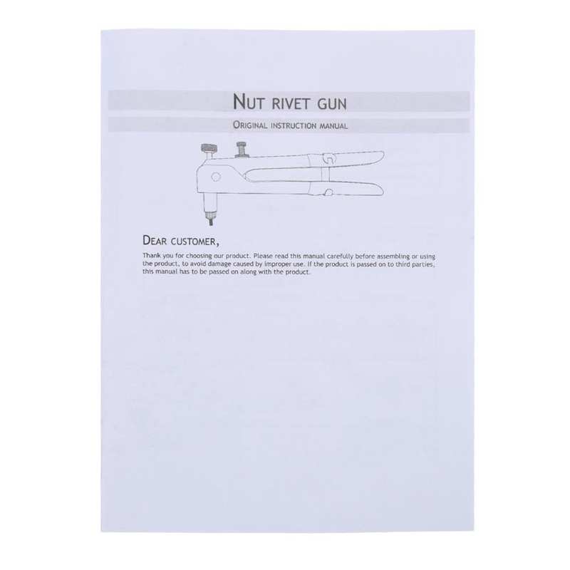 Hand Riveting Kit M3-M8 Rivet Nuts Threaded Insert... – Vicedeal