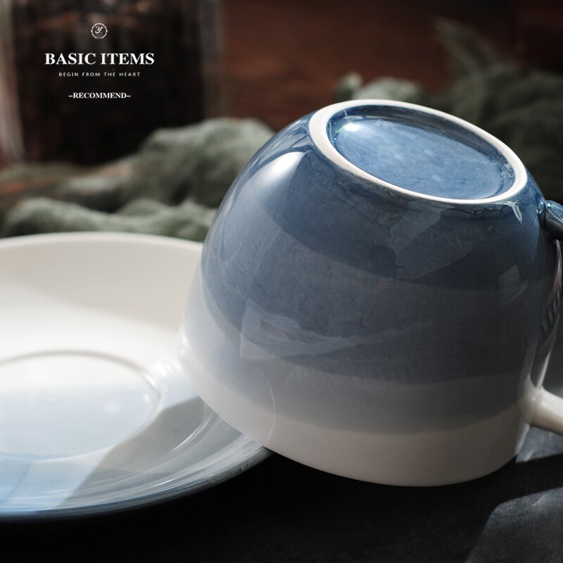 European Coffee Cup Modern Bone China Textured Por... – Vicedeal