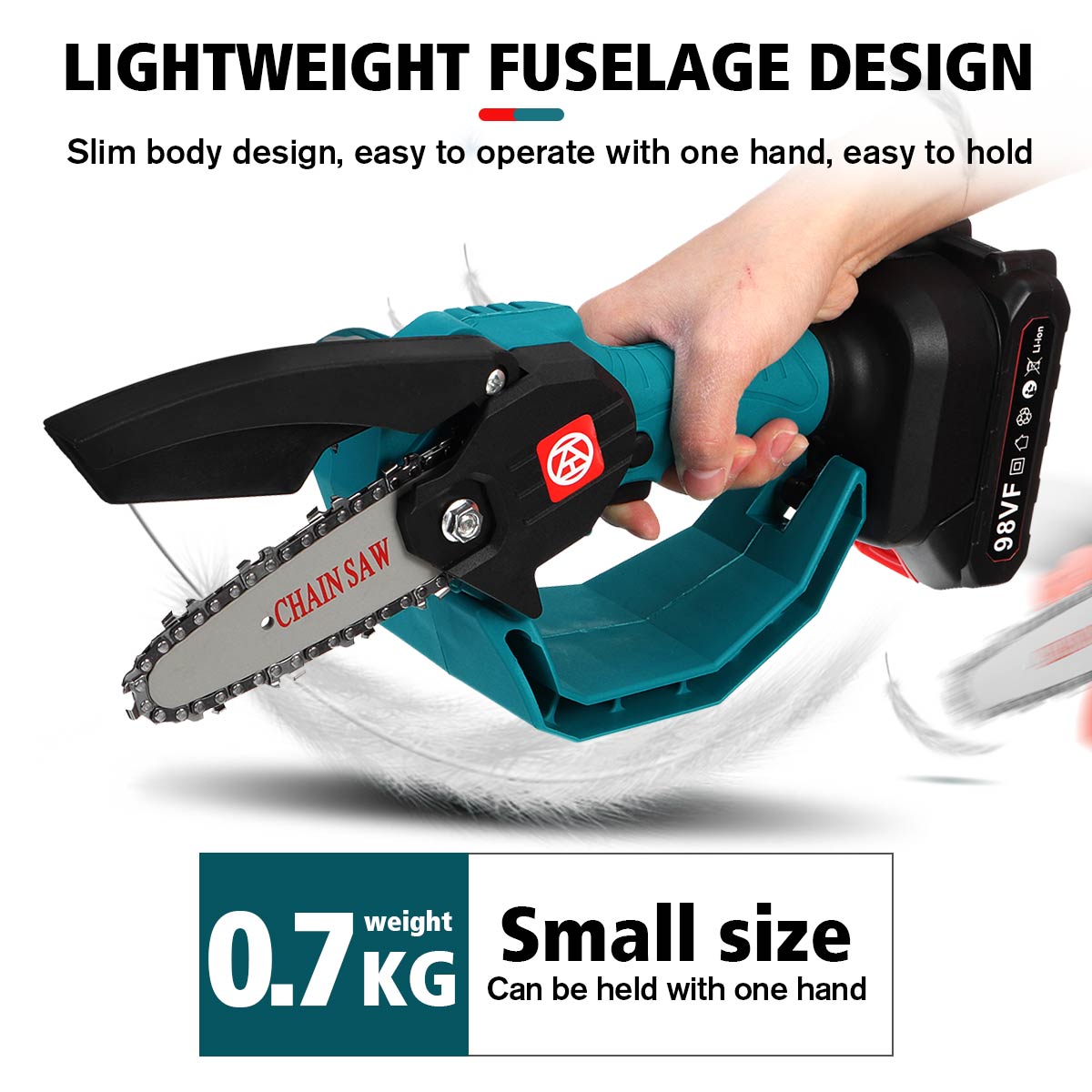 4Inch 98VF 1200W Mini Elektrische Zaag Kettingzaag... – LovingPrices