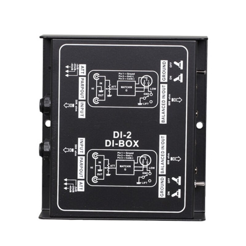 DIRECT BOX Dual-Channel Passive DI-Box Direct Inje... – Grandado