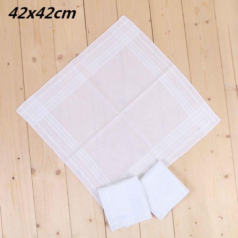 British Pure Cotton White Jacquard Handkerchief Sh... – Vicedeal