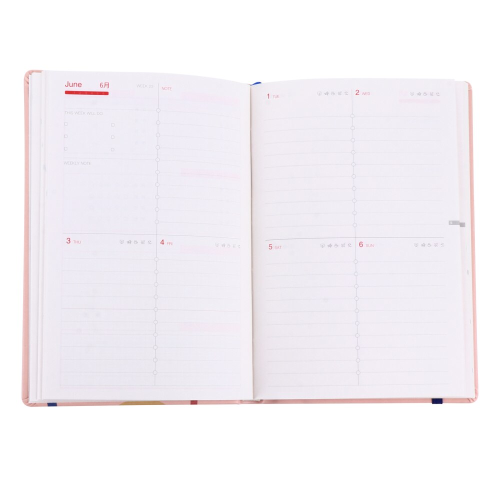 1 Pc A5 Schedule Book Weekly Planner Paper Weekly ... – Grandado