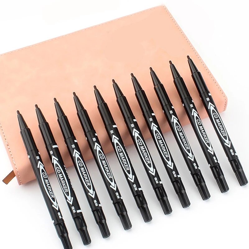 Stylo marqueur Permanent étanche à encre, noir ble... – Grandado