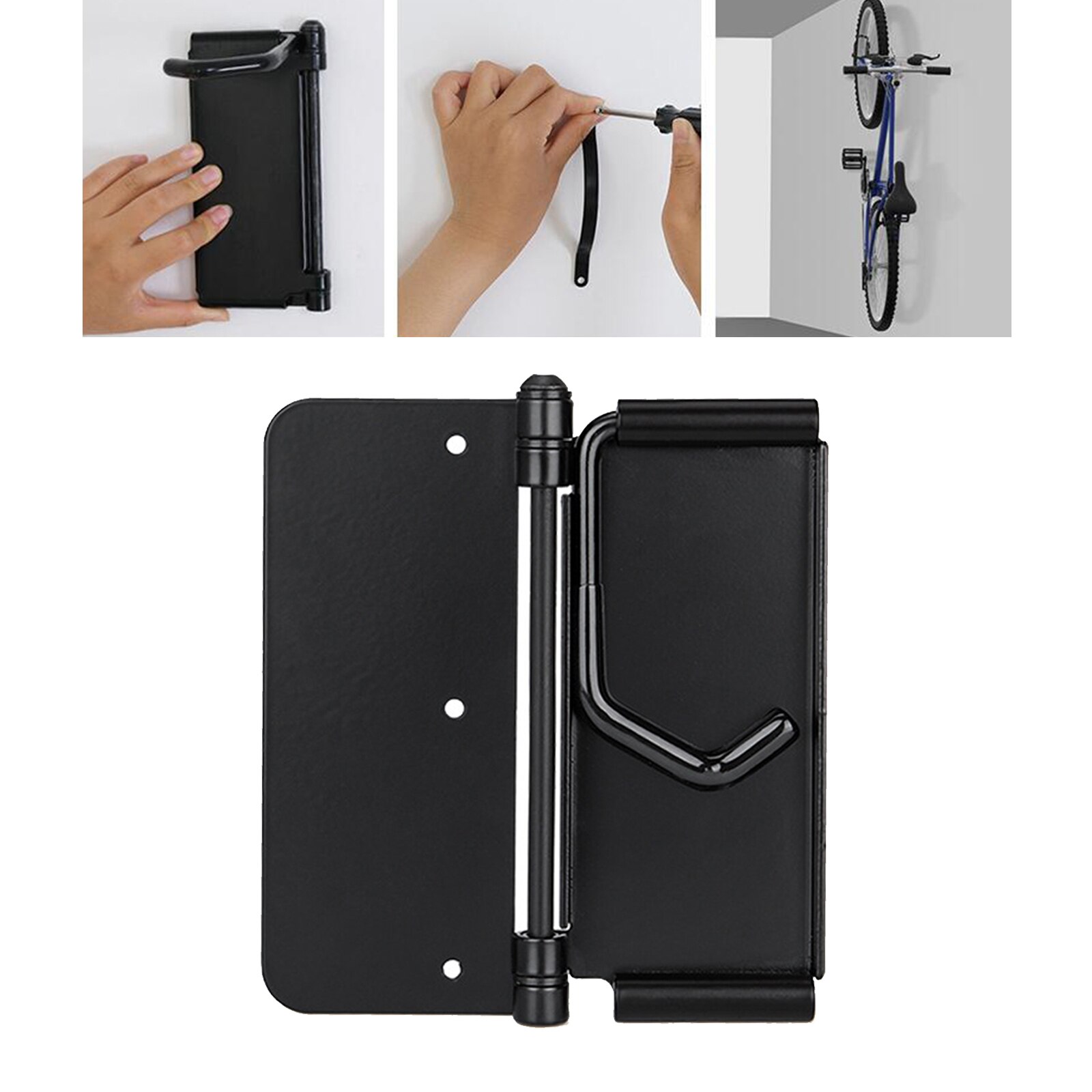 Foldable Bike Wall Mount Rack Bicycle Indoor Stora... – Grandado