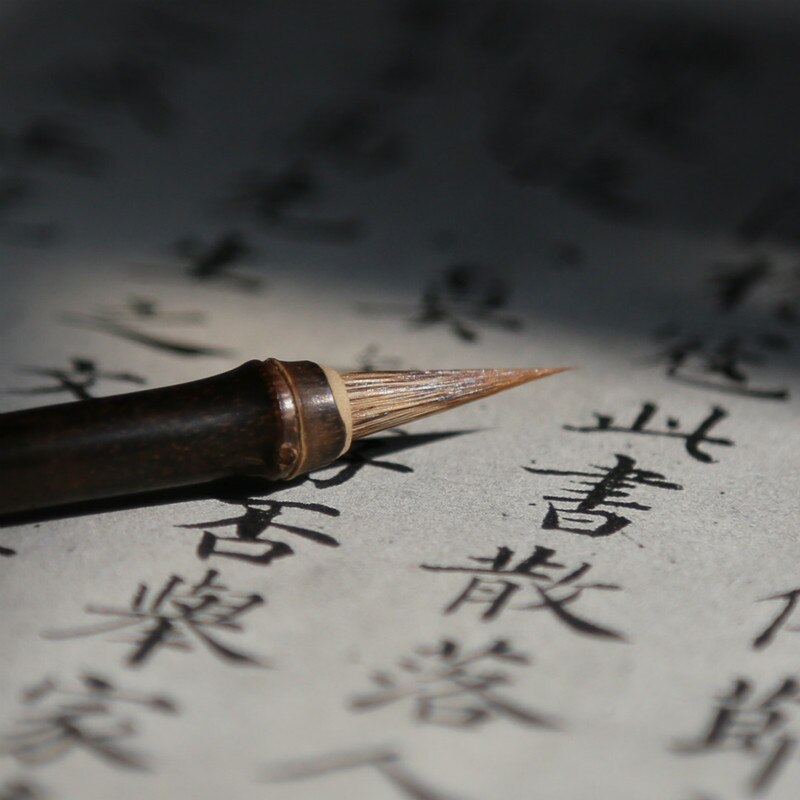 Wolf Hair Calligraphy Pen Chinese Small Regular Sc... – Grandado