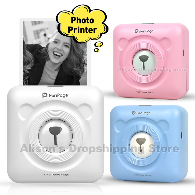 Pocket Photo Bluetooth Thermische Printer Mini Por... – Vicedeal