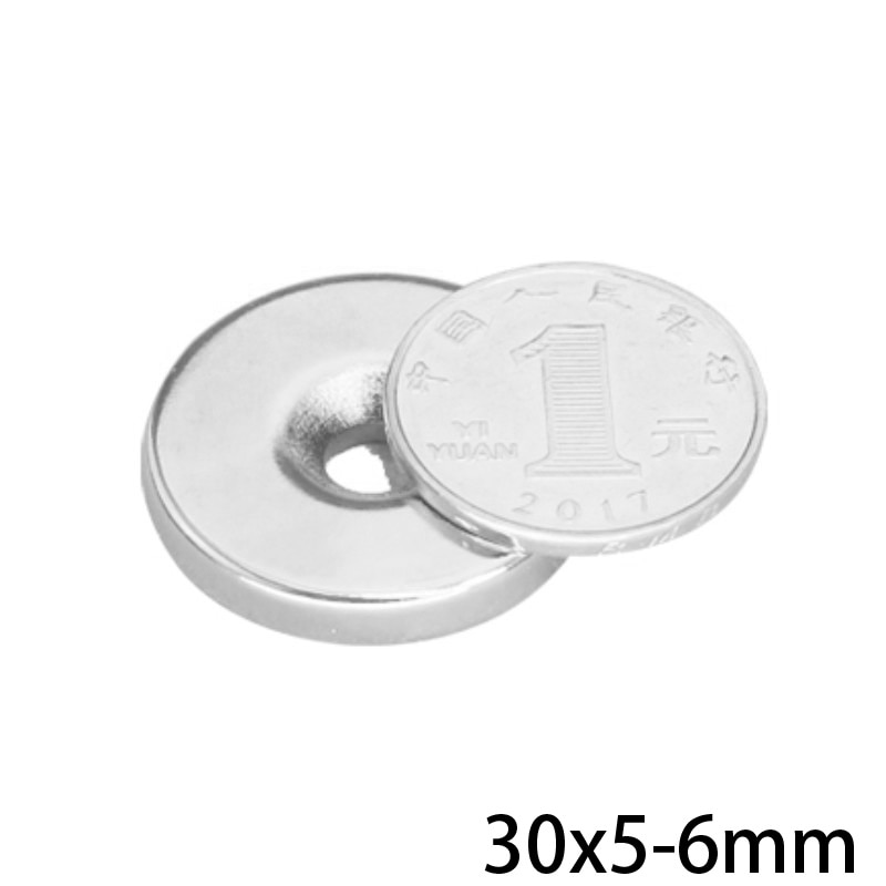 2 ~ 100 Pcs 30X5-6 Sterke Magneten 30*5 Gat 6 Mm V... – Grandado