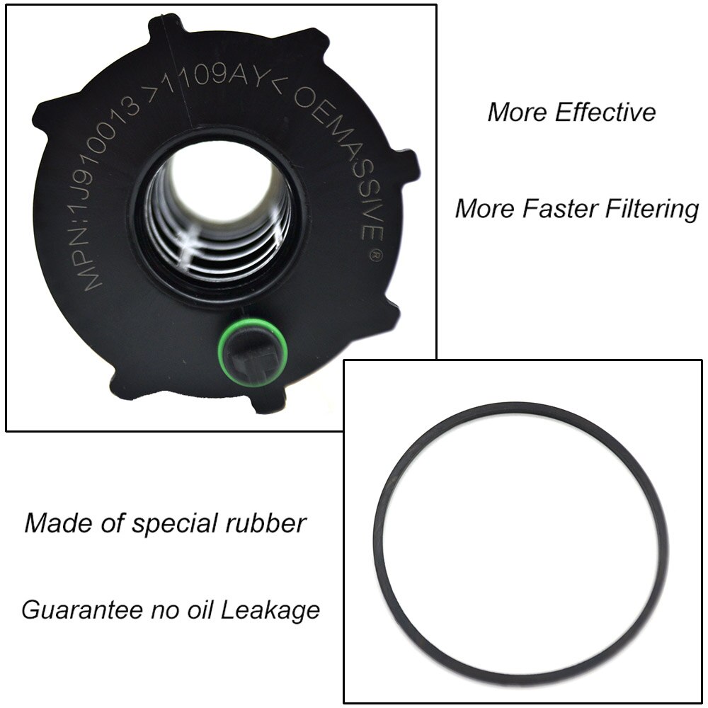 Set Of 10, 1109AY Oil Filter For Citroen C1 C5 Xsara Ford B-MAX Focus ...