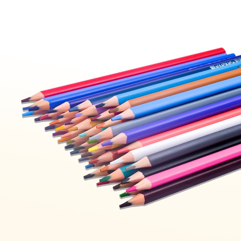 Natural wood pencil crayons Drawing Pencils for Su... – Grandado