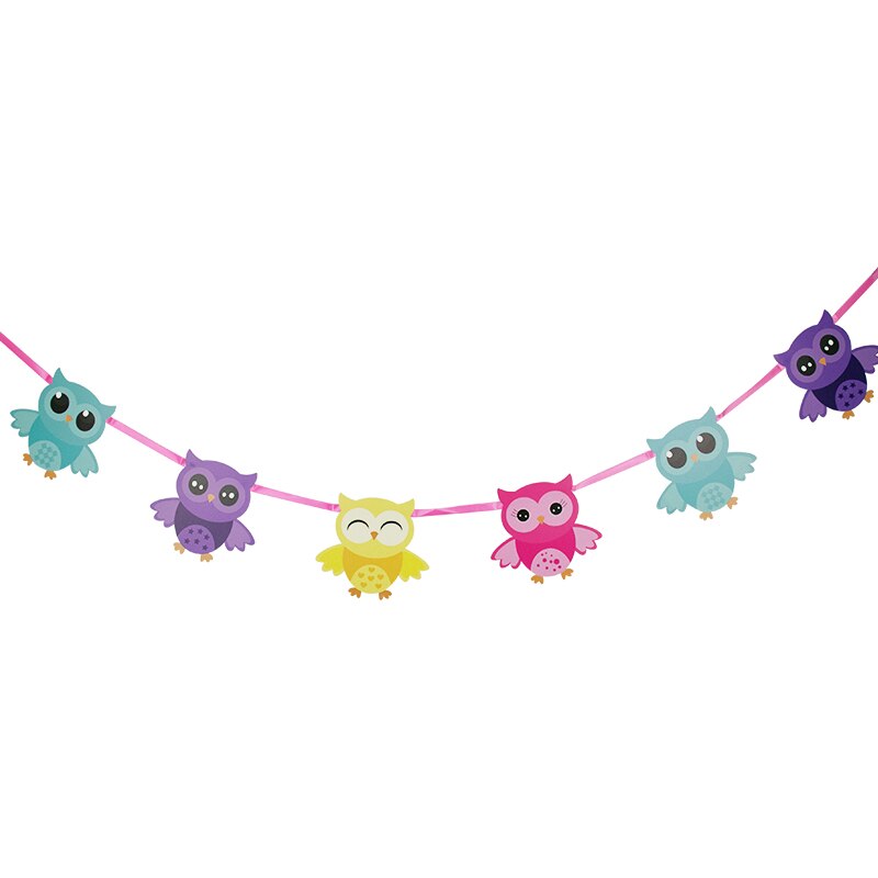 1Pcs 3M Veelkleurige Uil Banners Wimpel Gorzen Kid... – Vicedeal