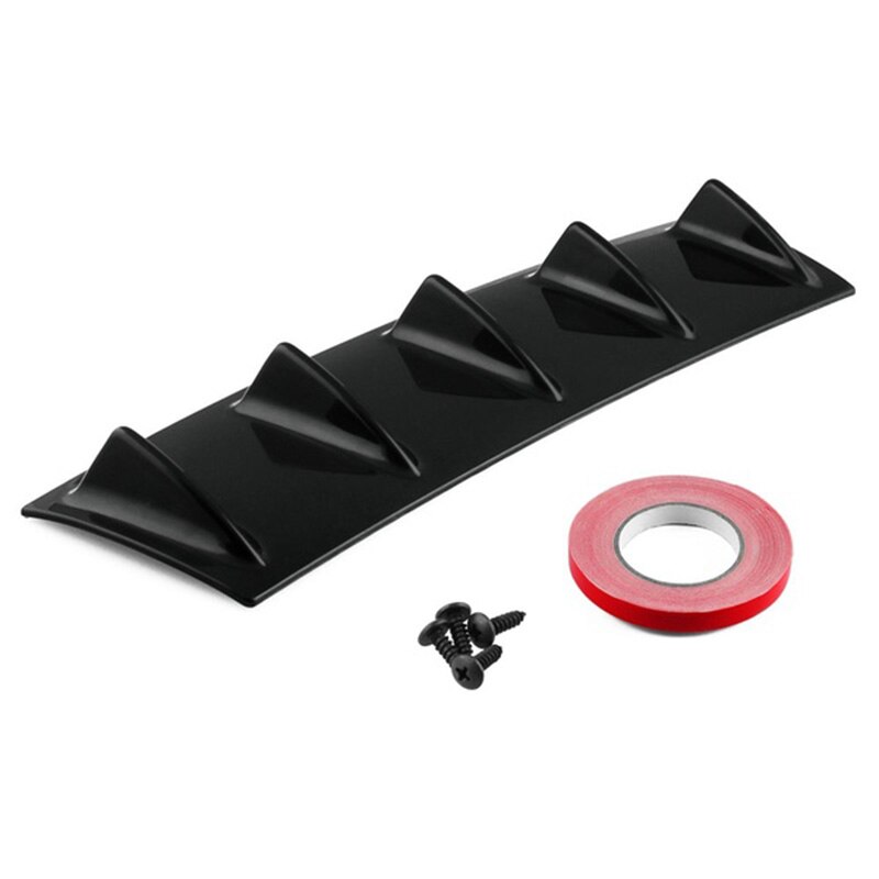 Shark 5 Fin Style Rear Bumper 3D Shark Stickers AB... – Vicedeal