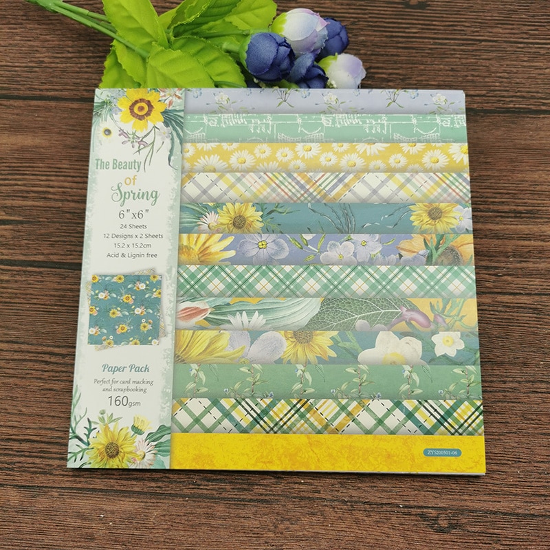 AOKEDIY 24 sheet 6"X6"Lovely beauty spring pattern... – Grandado