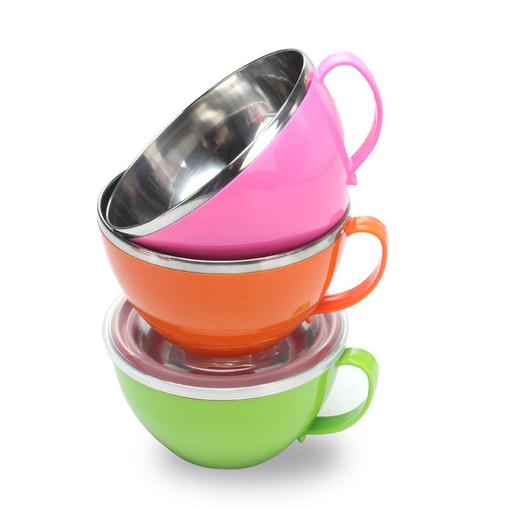 Stainless Steel Instant Noodle Bowl Double Lid Wit... – Grandado