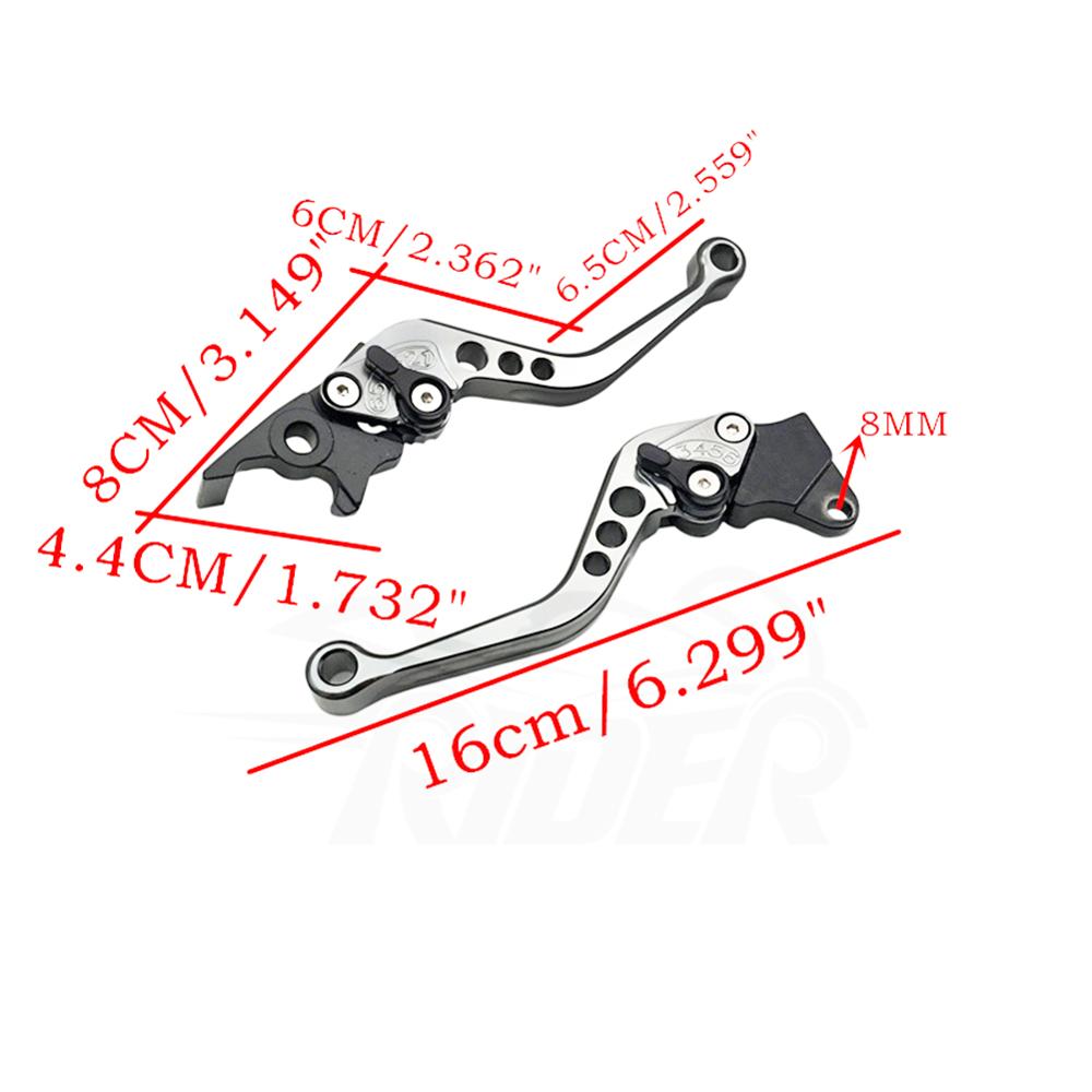 1 Paar Motorfiets Rem Koppelingshendel Compatibel ... – Grandado