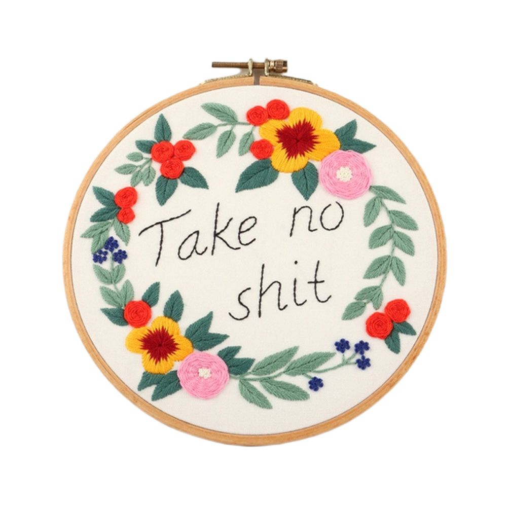 1Pc Flowers Pattern Embroidery Set Needlework Tool... – Grandado