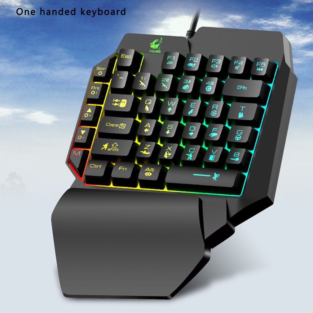 RedThunder One-Handed Gaming Keyboard RGB Backlit ... – Vicedeal