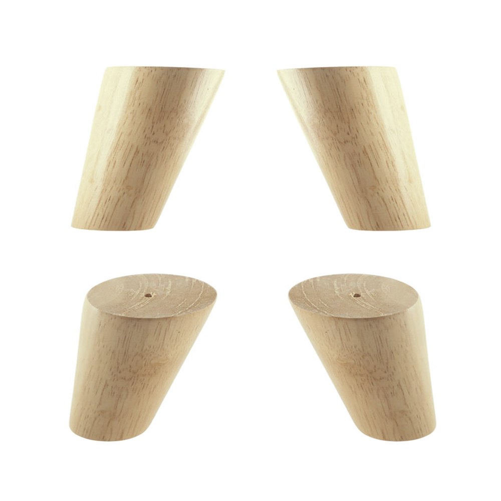 4PCS Oak Wood 80x58x38mm Furniture Legs Reliable D... – Grandado
