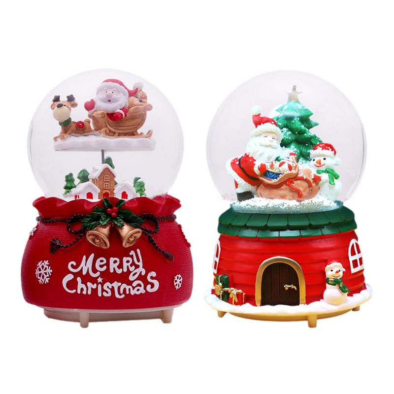 Christmas Snow Globe Color Change Battery Operated... – Grandado