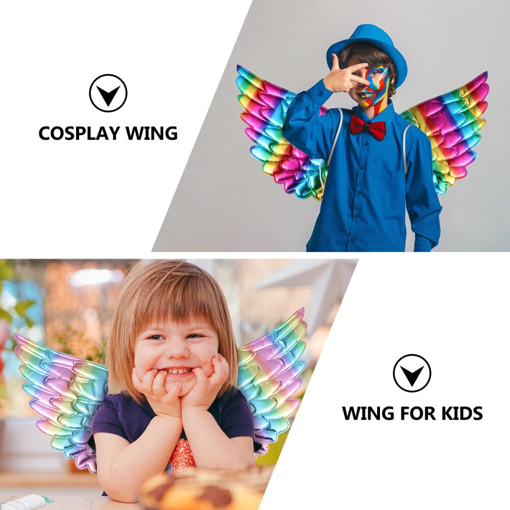 2Pcs Halloween Angel Wing Funny Unicorn Wing Party... – Grandado