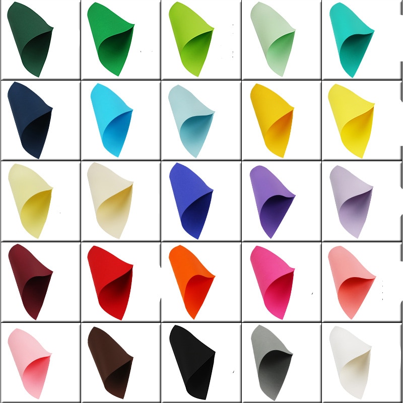 100pcs A4 size Hard Color Paper DIY Craft Toy Kids... – Grandado