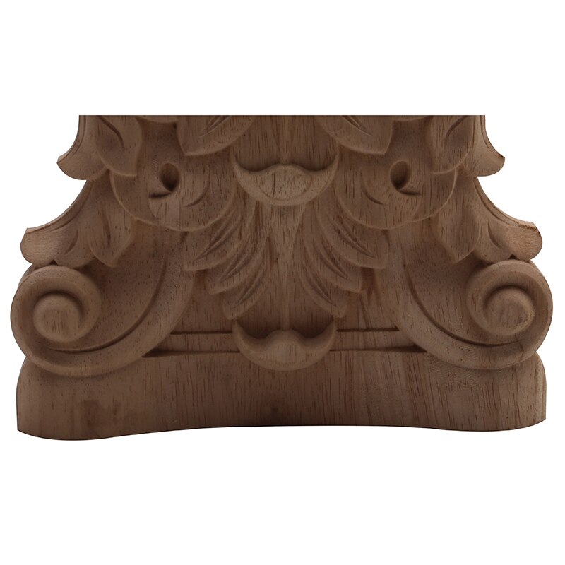 Wood Applique Carving Stigma Wood Decal Natural Ex... – Grandado