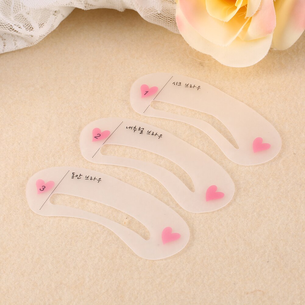 3pcs Set Magic Eye Brow Class Drawing Guide Eyebro... – Grandado