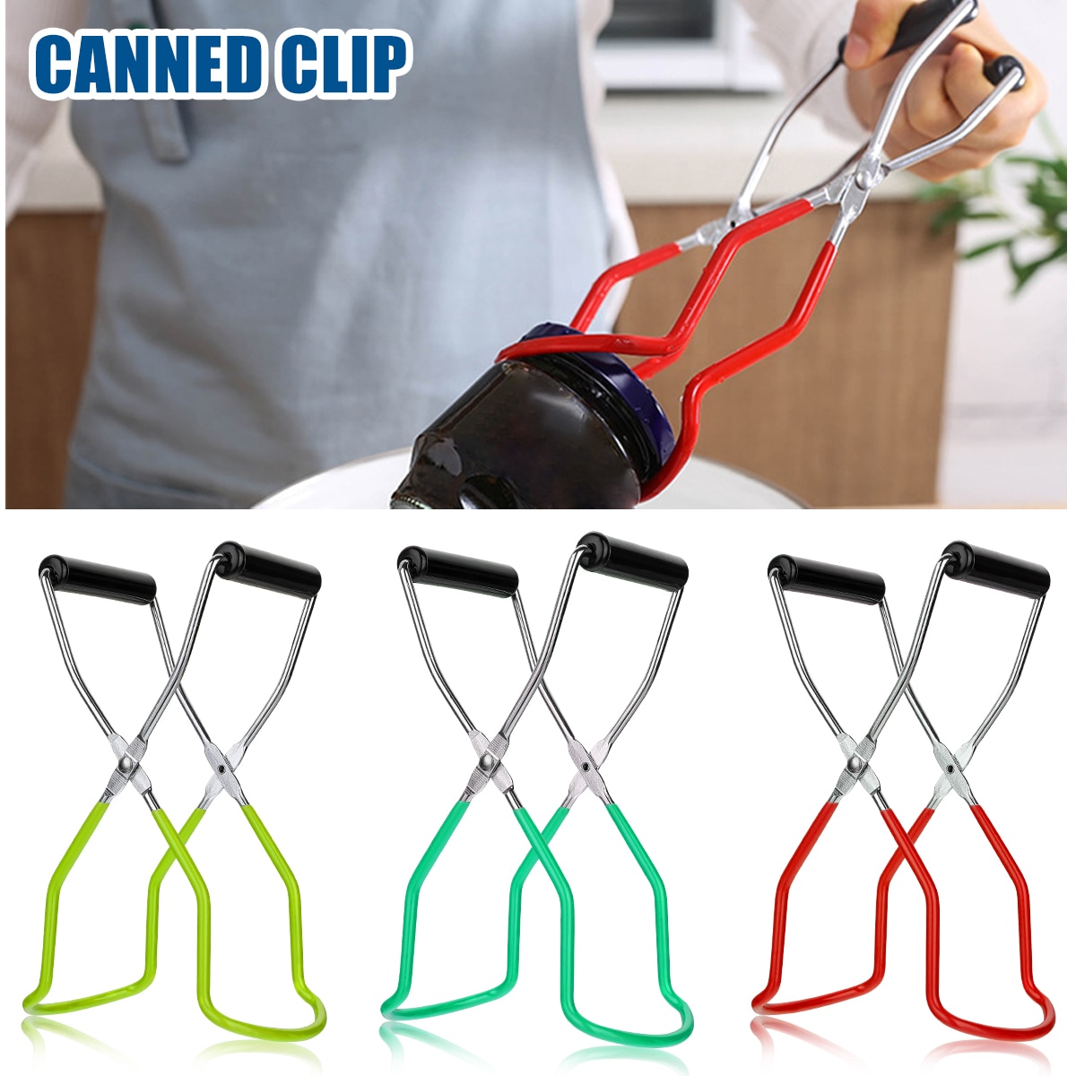 Inblikken Pot Lifter Tang Rvs Jar Lifter Met Handg... – Grandado