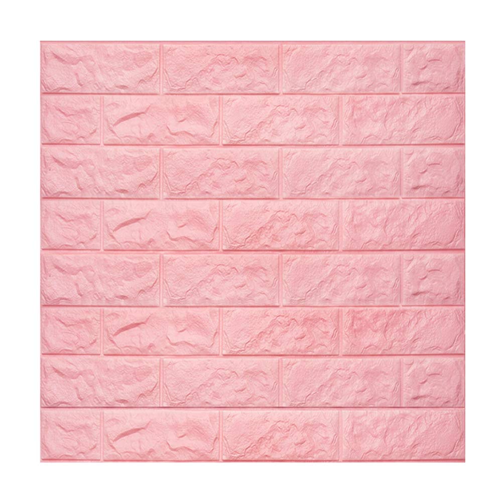 70x77cm Style 2 Pieces 3D Brick Wallpaper Removabl... – Grandado