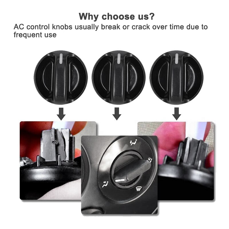 Car AC Heater Air Conditioner Control Panel Knob for Toyota- 55905 ...