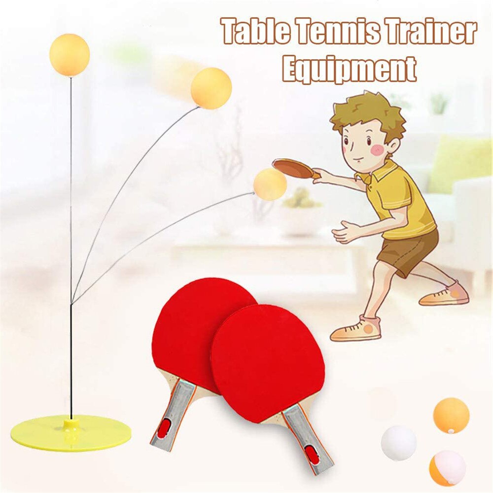 Table Tennis Trainer Soft Shaft Training Machine E... – Grandado