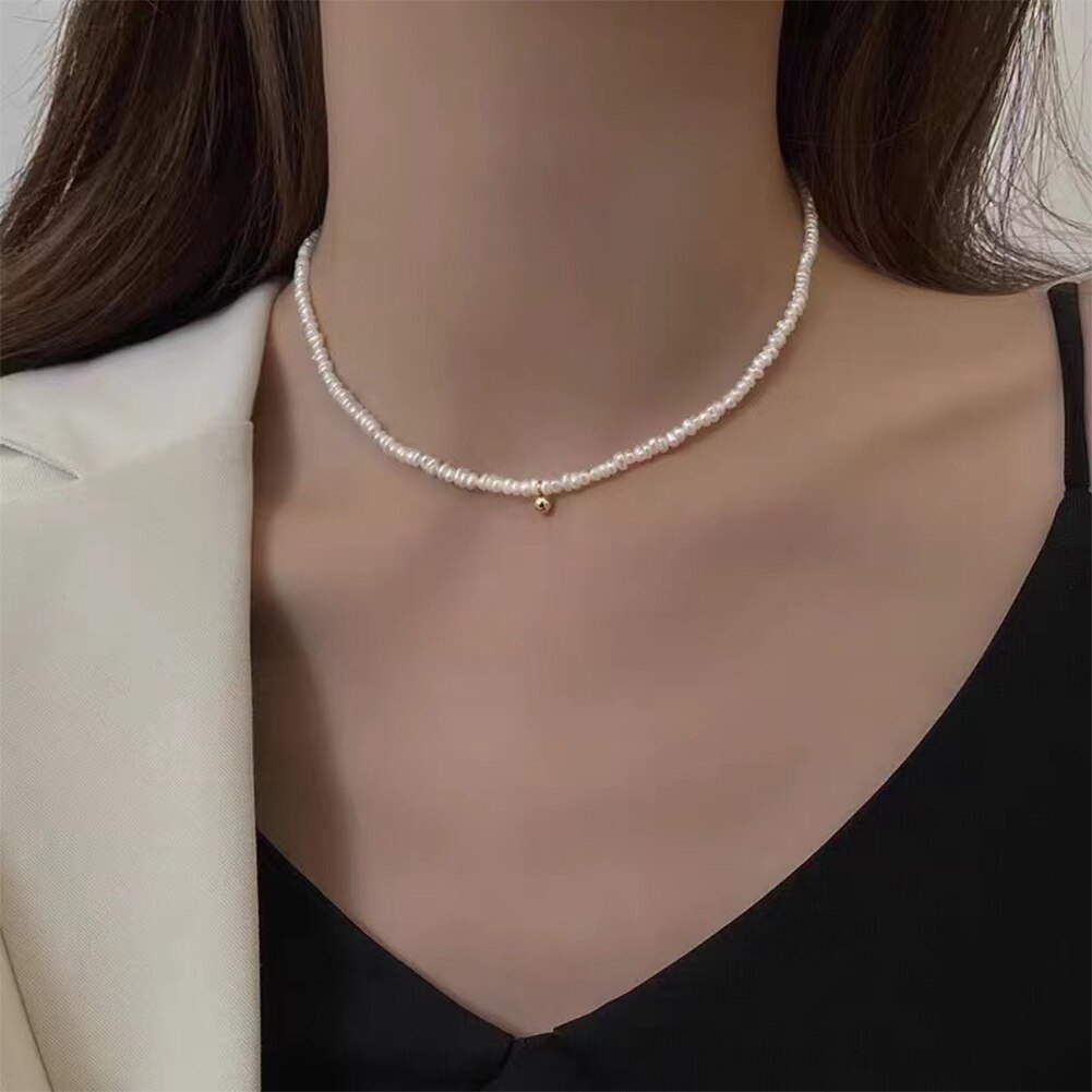 Mode Barokke Parel Ketting Vrouwen Kraag Bruiloft Punk Gouden Kettingen ...