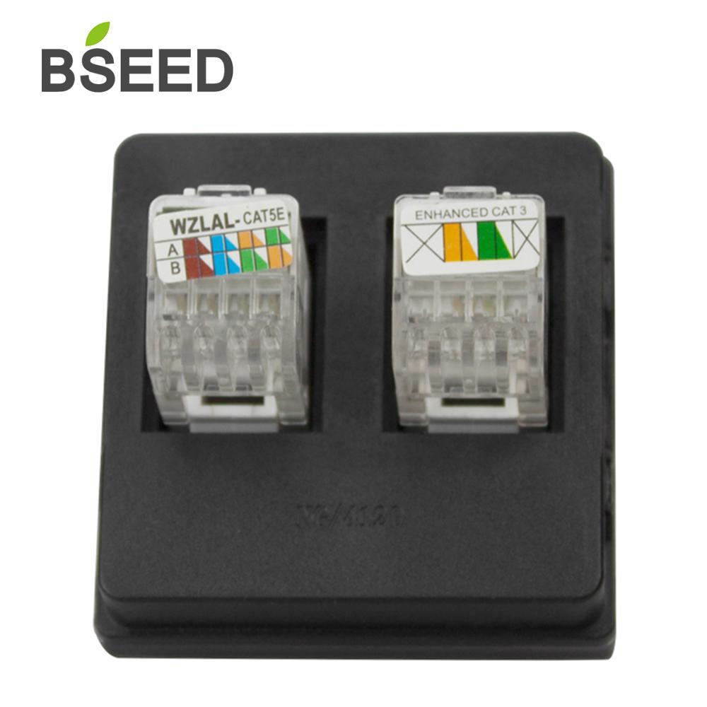 BSEED TEL And Data Socket 110-250V Brushed Metal U... – Vicedeal