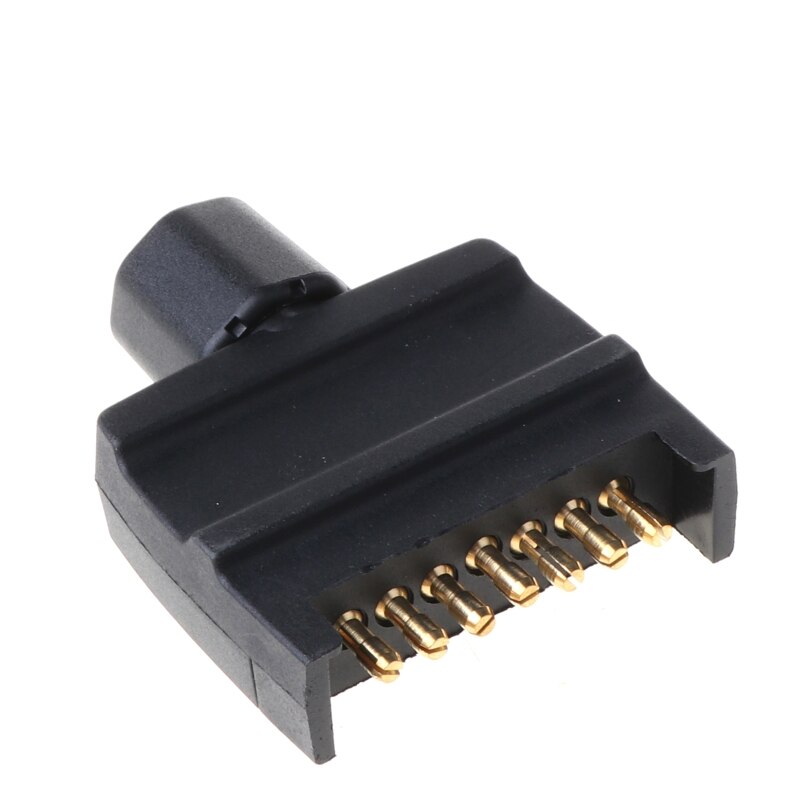 7 Pin Flat Man Plug Adapter Connector Trailer Adap... – Vicedeal